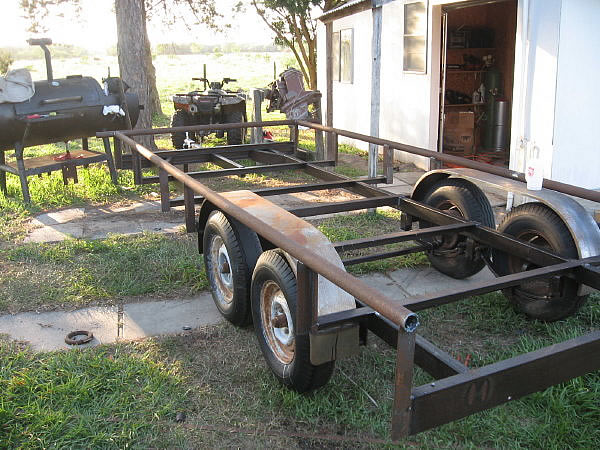 The Smoker King » Convert Camper Frame Into Trailer